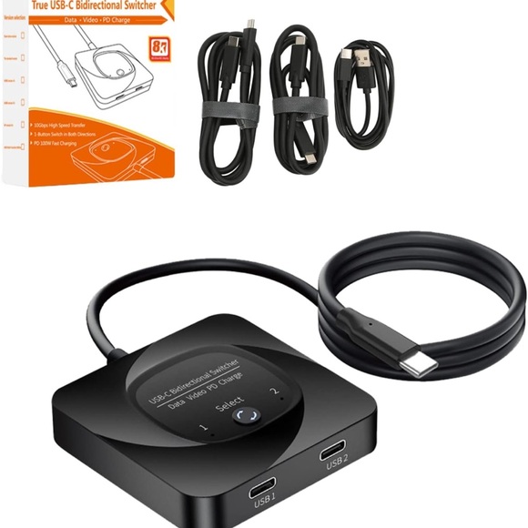 Networking | Usb C Switcher Usb31 Type C Switch Selector Usb C Splitter ...